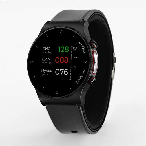 Часы с тонометром и ЭКГ HEALTHBAND Pro №80ME, чёрный купить