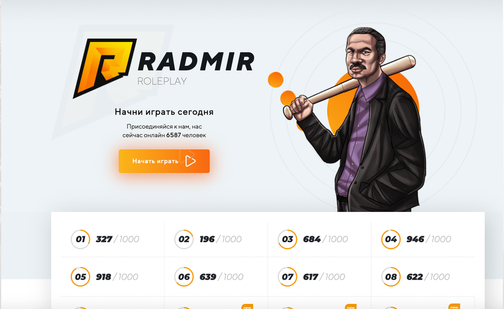 Сервер GTA 5 Radmir role play