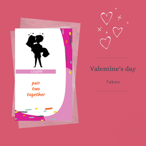 Valentines's Day. ESL Taboo Game free