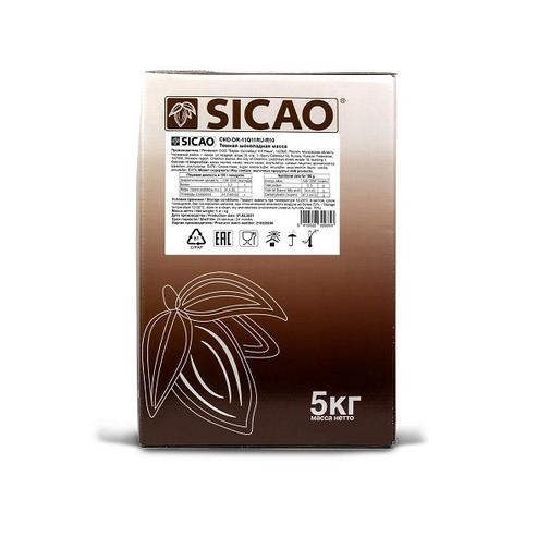 Темный шоколад Sicao (Сикао) 53% какао 5 кг для кондитеров купить в Москве