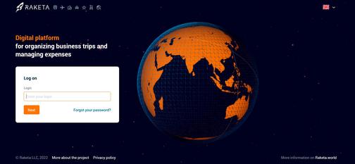 Digital platform for business trips & expense management Raketa
