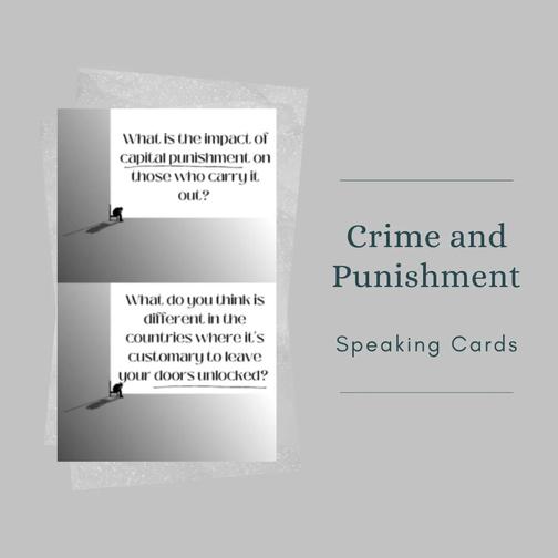 Crime & Punishment. ESL Discussion Questions