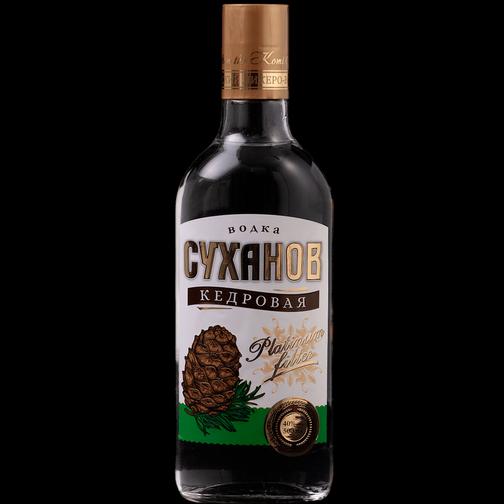Водка «Суханов. Кедровая»