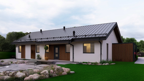 Дом из кирпича "MIKEA-5. Replica" 166 м²