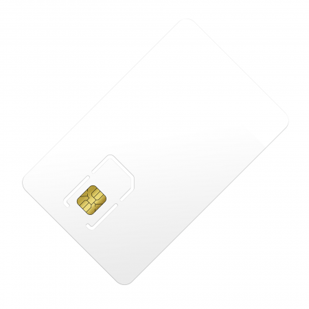 Контактная смарт-карта ISBC NXP MIFARE SAM AV2 с вырубкой под sim-карту