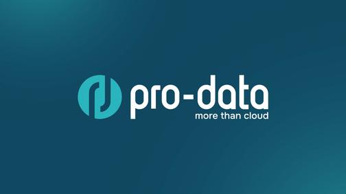 Corporate identity development for the Pro Data cloud infrastructure