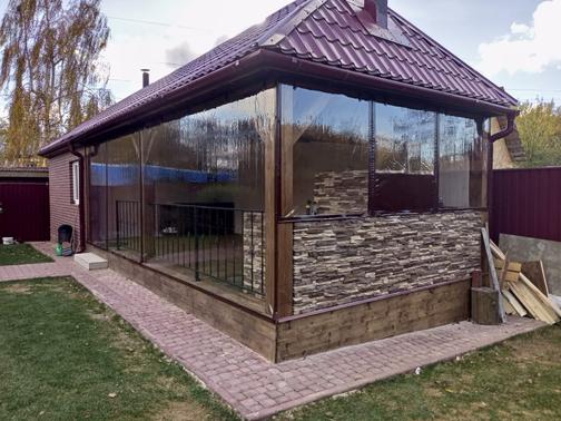 Купить мягкие окна из ПВХ для беседок, веранд и террас от производителя ...
