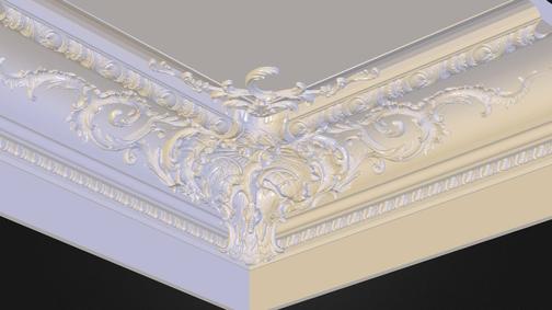 Гипсовые 3D плинтуса, карнизы, розетки можно купить в интернет-магазине ...