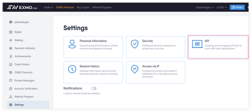 How to connect Exmo to BitOK: a guide for users