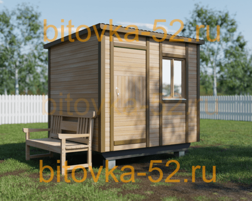 Купить бытовку дачную деревянную 4х2,4: цена под ключ недорого в Нижнем ...